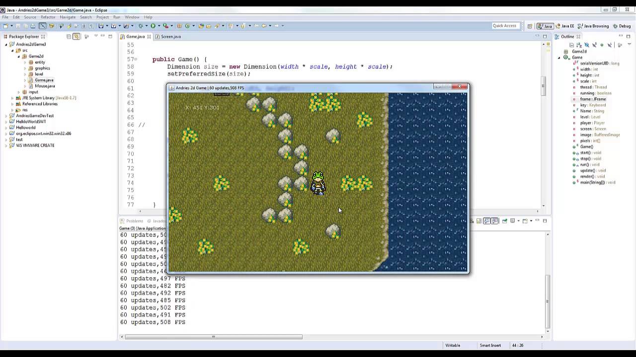 2d Java Game Development By Andries Part 2 Youtube