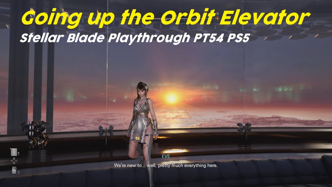 Going Up The Orbit Elevator Stellar Blade Playthrough Pt54 Ps5 Youtube