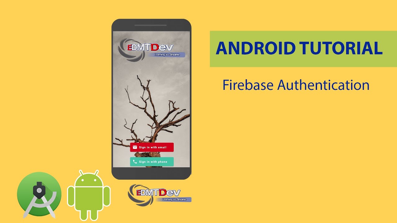 Android Development Tutorial Firebase Authentication Youtube