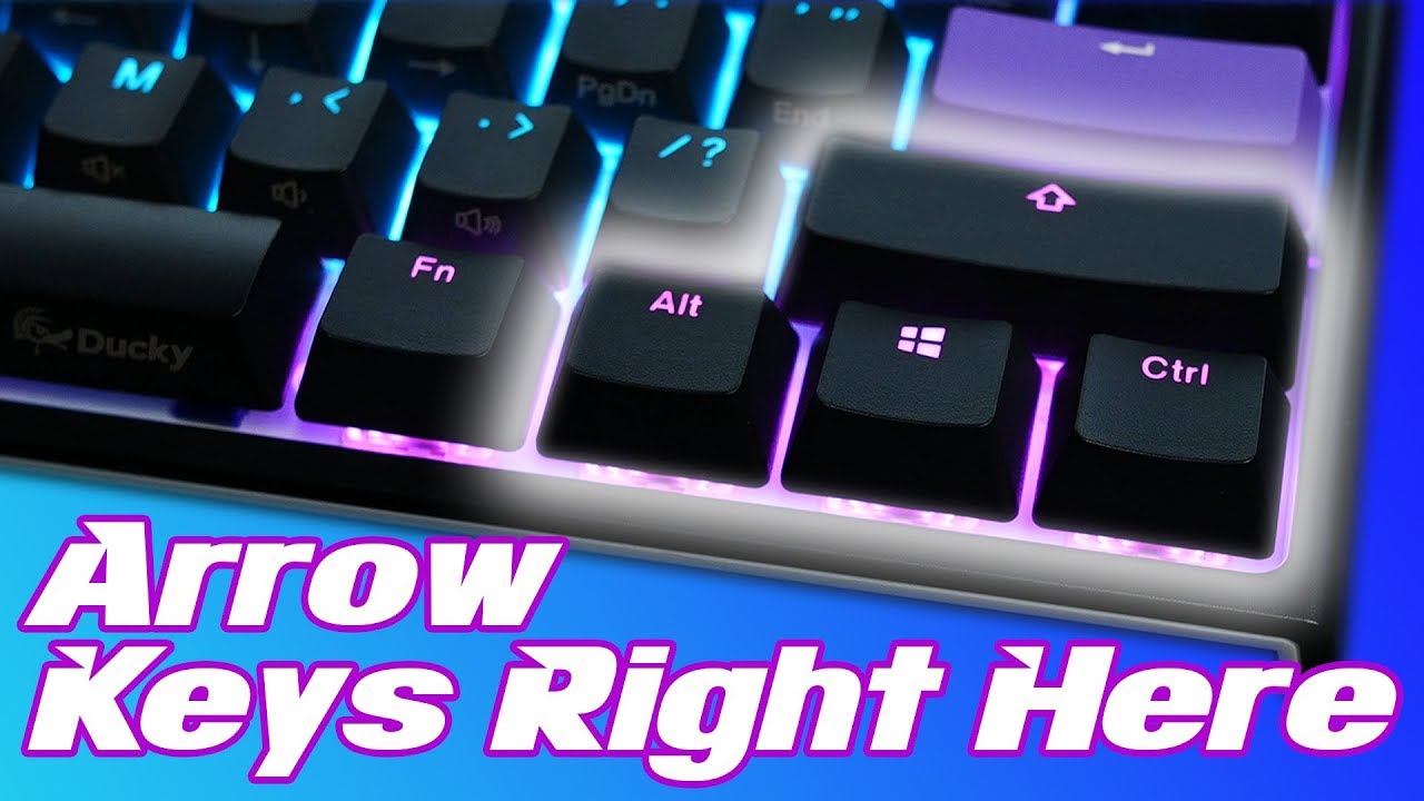 Ducky One 2 Mini Arrow Key Trick Youtube