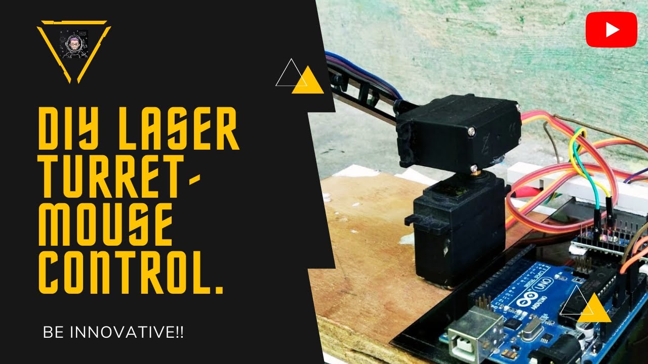 Mouse Controlled Laser Turret Using Arduino Uno Youtube