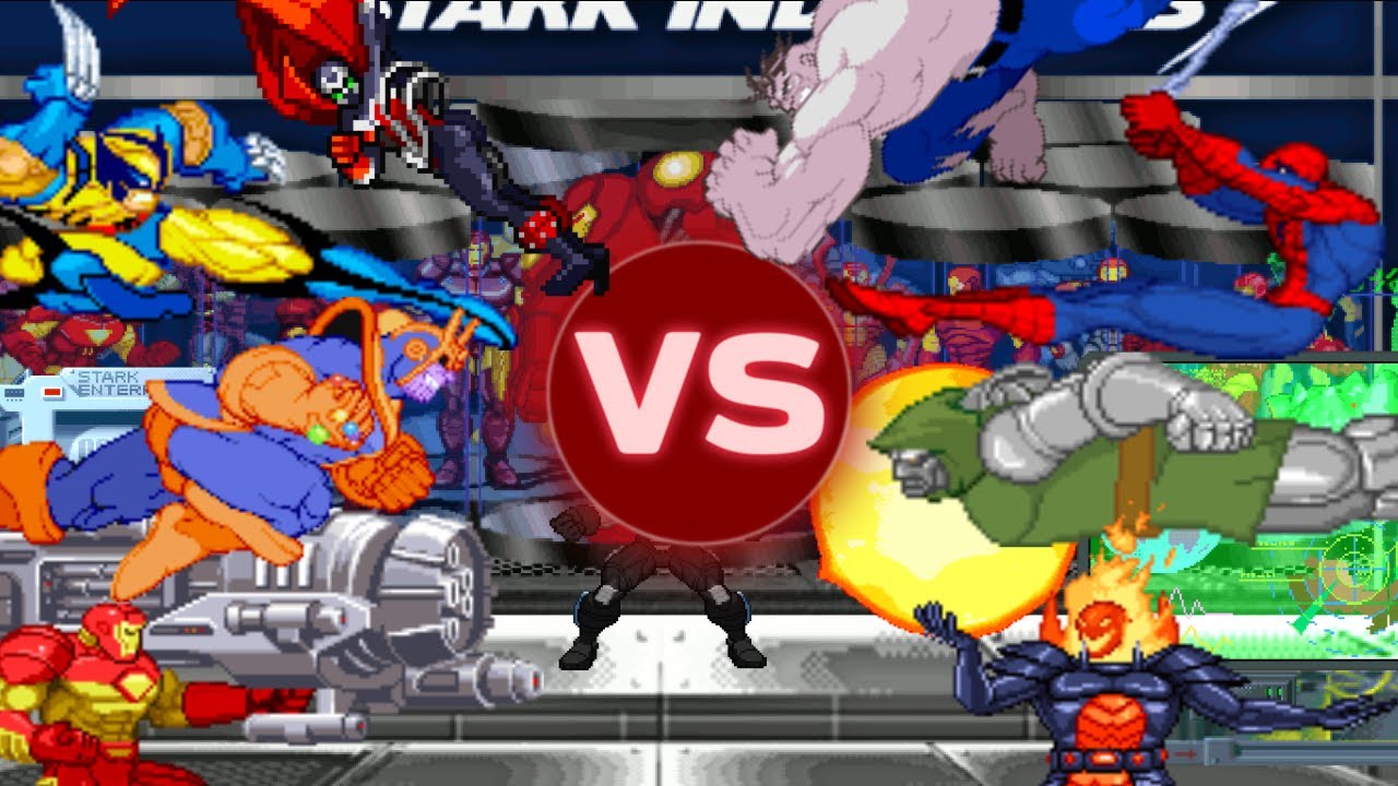 Ikemen Mugen Marvel 4v4 Party Youtube