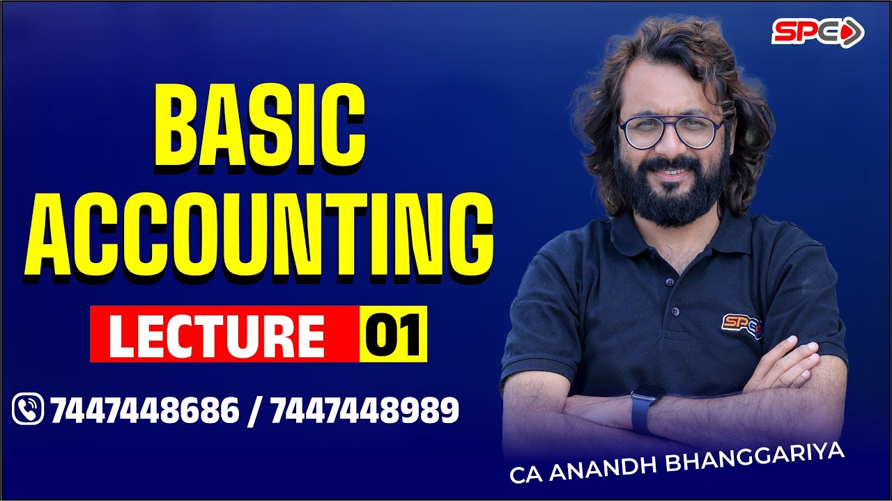 Basic Accounting Lecture 1 Youtube