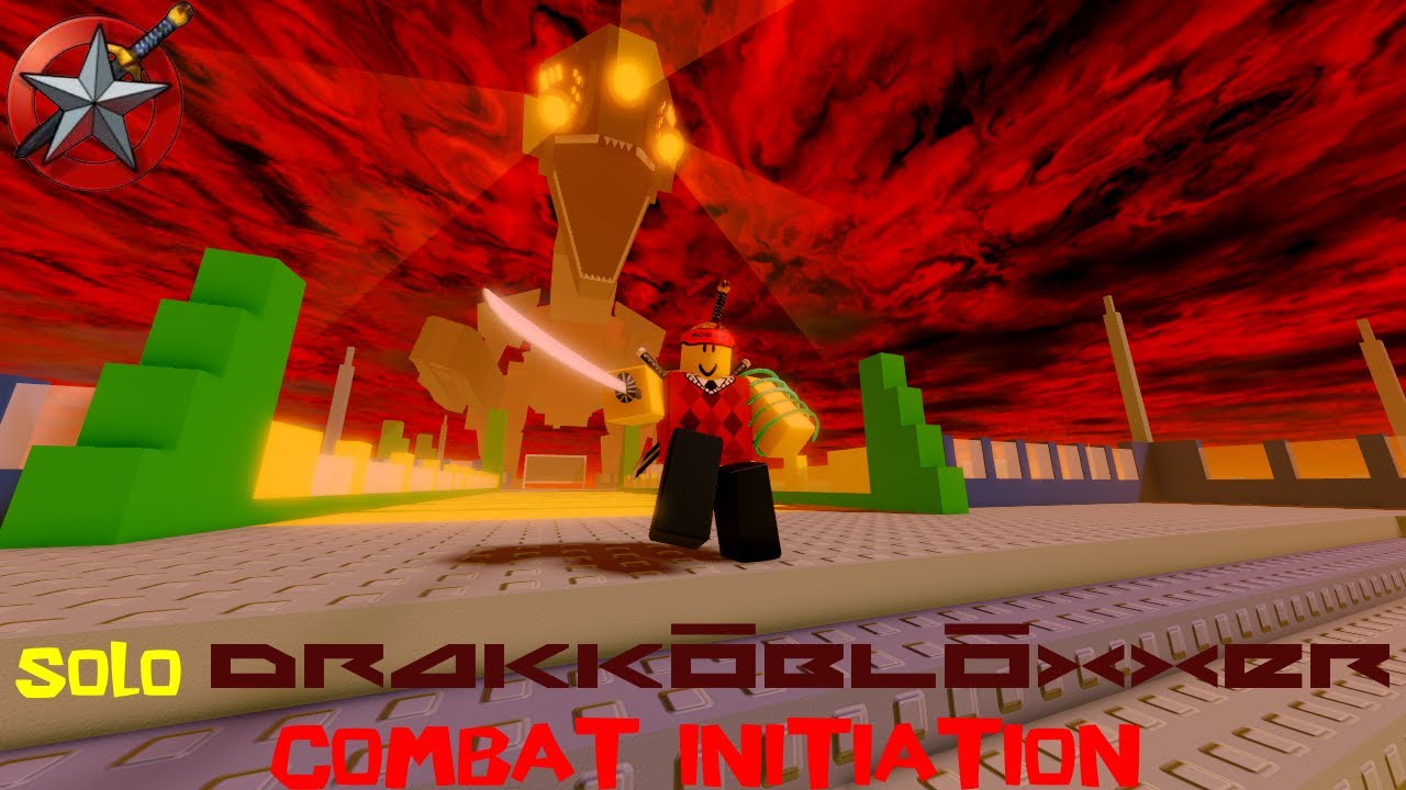 Solo Drakobloxxer King Combat Initiation Youtube