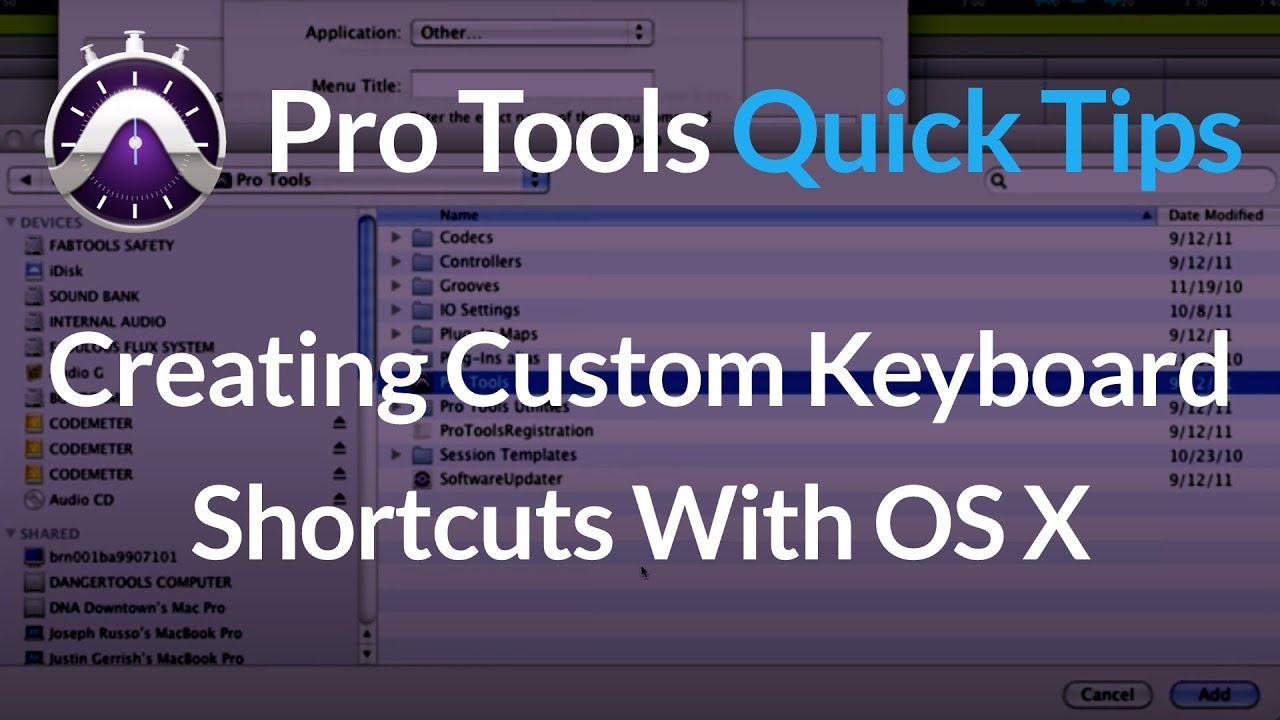 Pro Tools Shortcuts Cwpassa