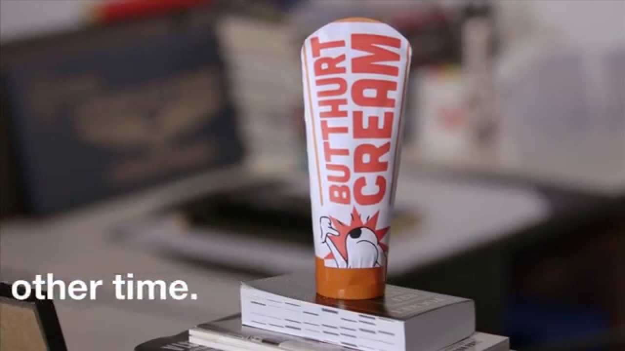 Butthurt Cream Commercial Youtube
