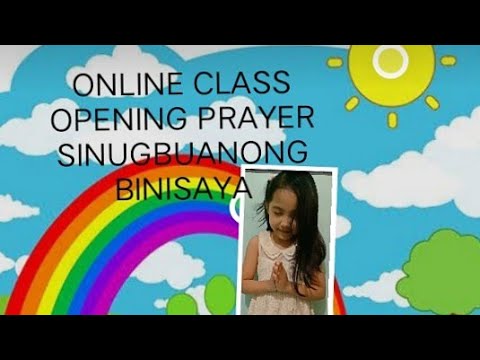 Online Class Opening Prayer Sinugbuanong Binisaya Kindergarten Youtube