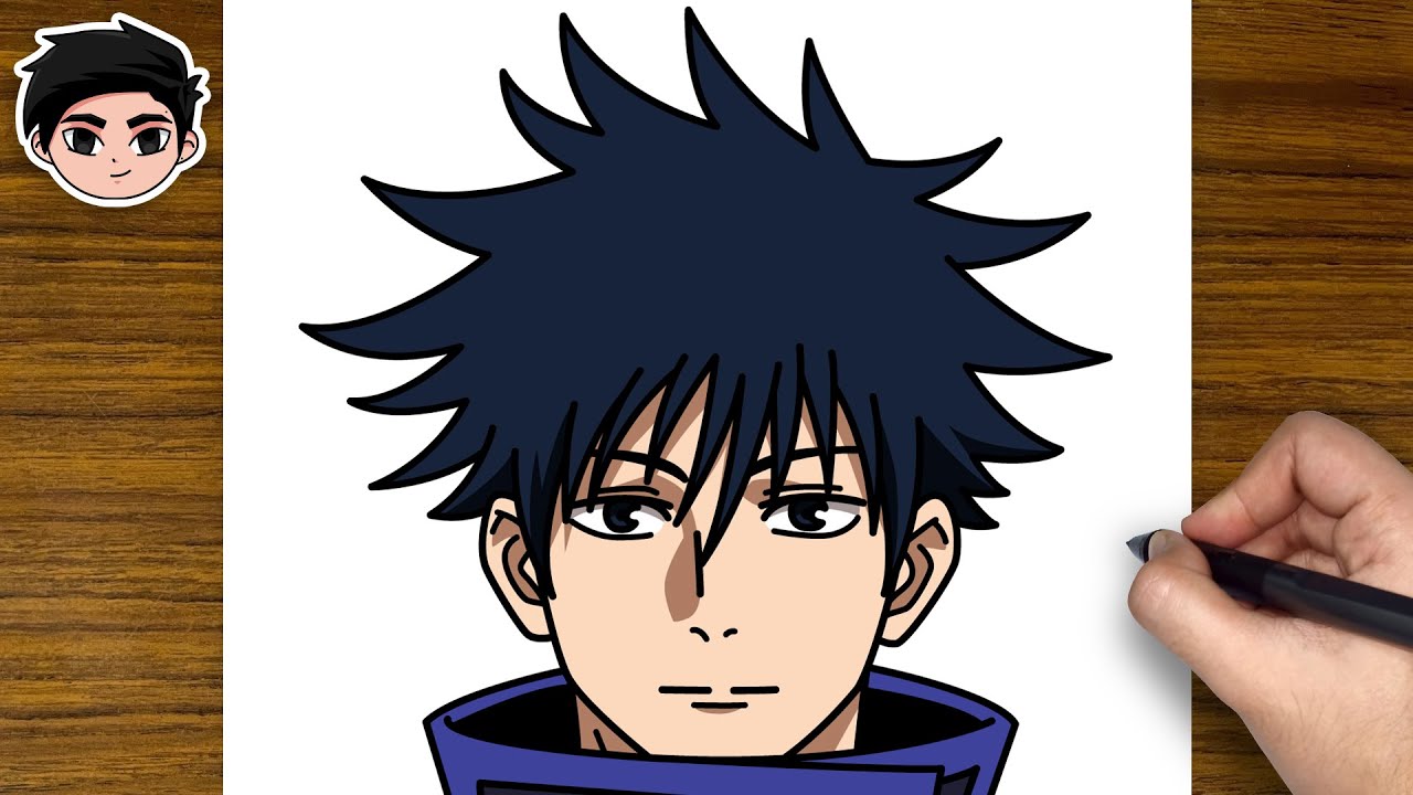 How To Draw Megumi Fushiguro From Jujutsu Kaisen Easy Step By Step