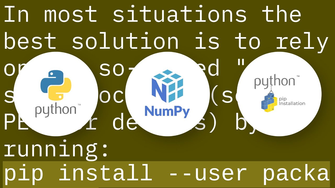 How To Install Python Modules Without Root Access Youtube