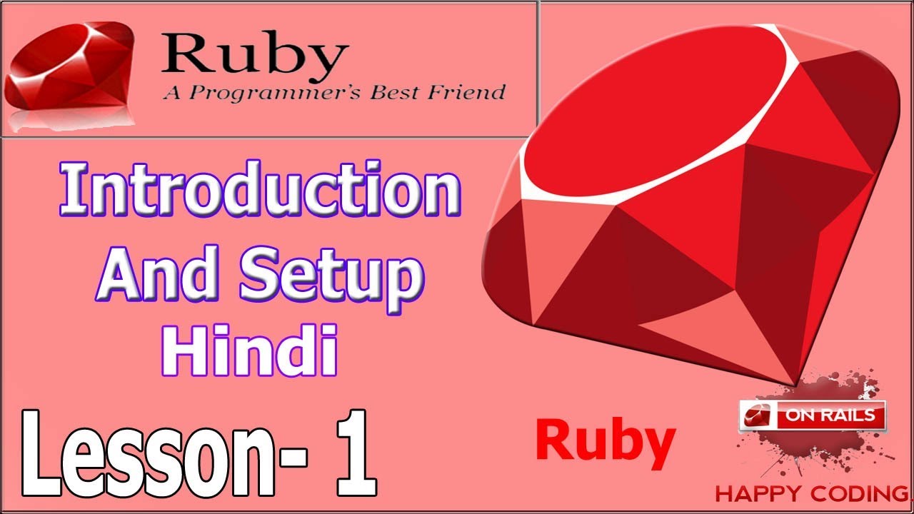 Ruby Programming Complete Tutorial In Hindi Installing Ruby Rubymine