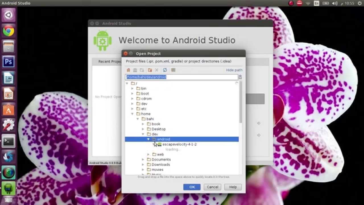 How To Open Project In Android Studio Youtube