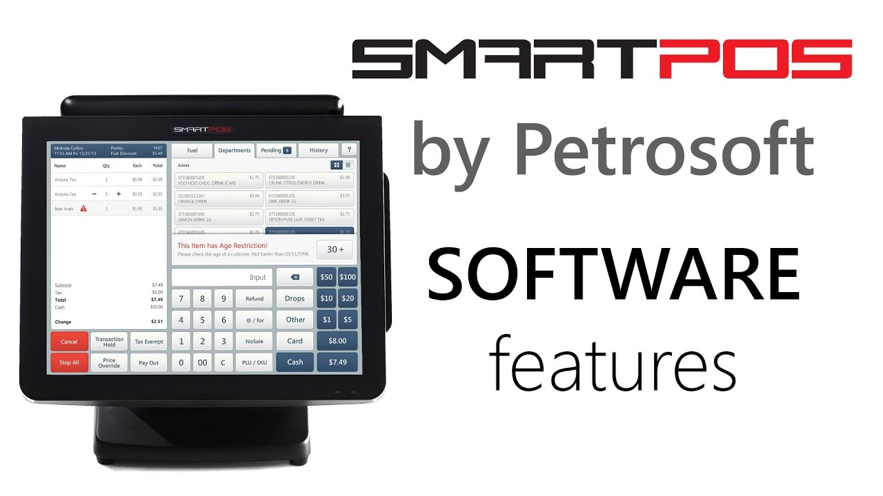 Smartpos Point Of Sale Software Features Youtube