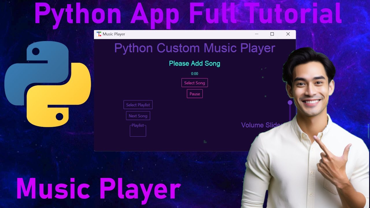 Python Music Player Full Tutorial Youtube
