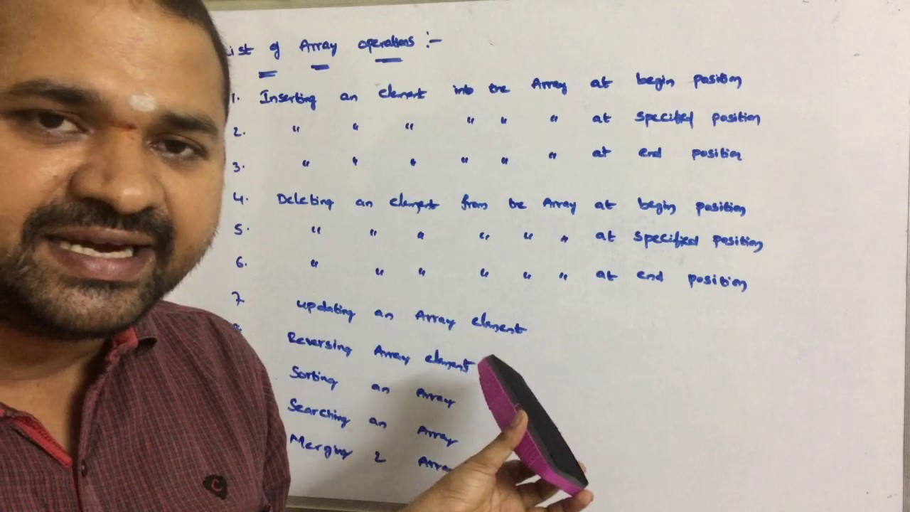 Array Operations Youtube