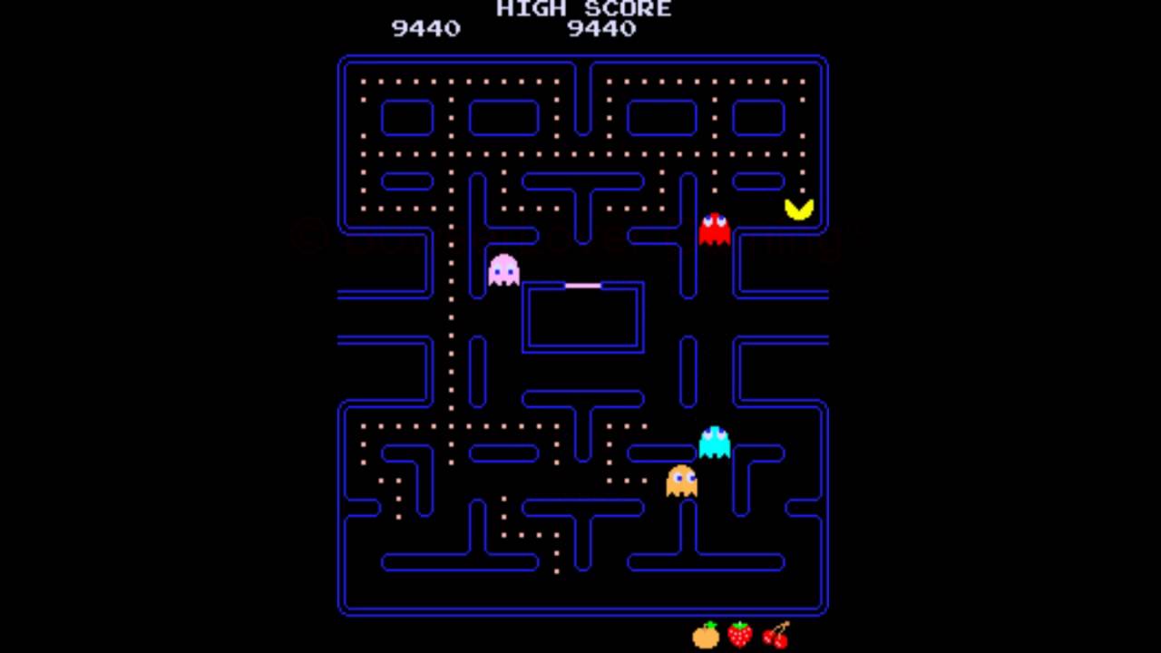 Pac Man Arcade Gameplay Hd 60fps Youtube