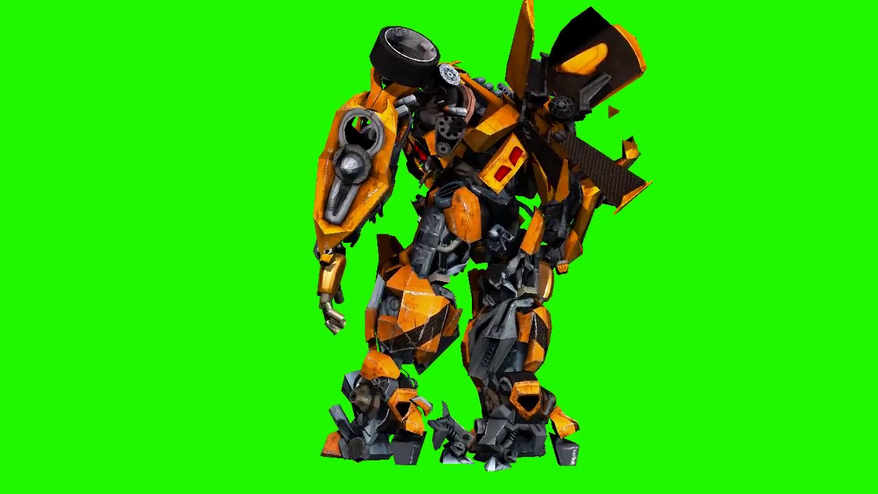 Greenscreen Transformers Bumblebee Hd 500 Sub Thanks Youtube