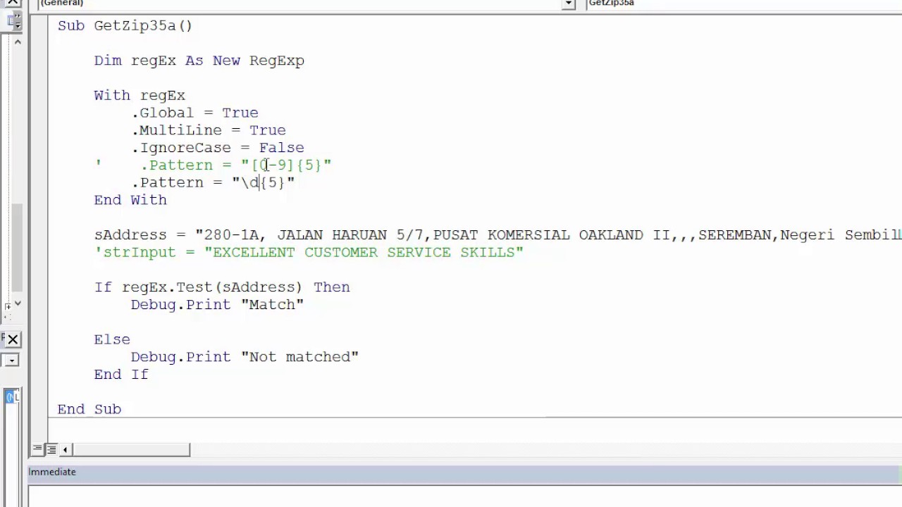 Regex Lesson 35 Extract Zip Code From Malaysia Address Youtube