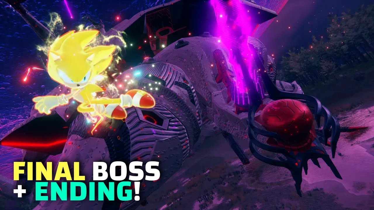 Sonic Frontiers Final Horizon Dlc Final Boss Ending 4k 60fps 2023