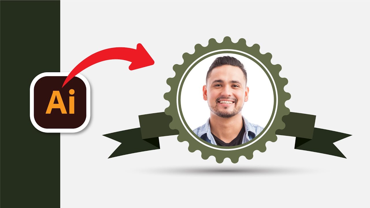 Amazing Illustrator Tutorial To Make Vector Badge Shape Youtube