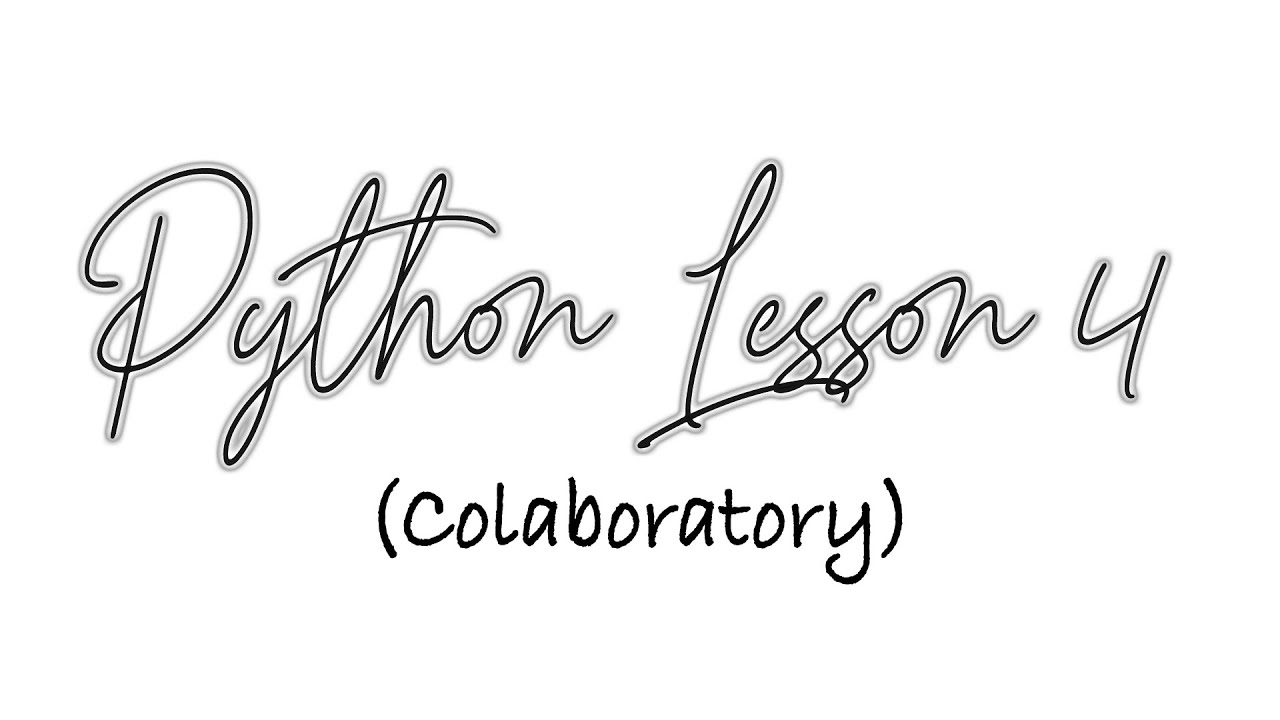 Python Lesson 4 While Loop Youtube