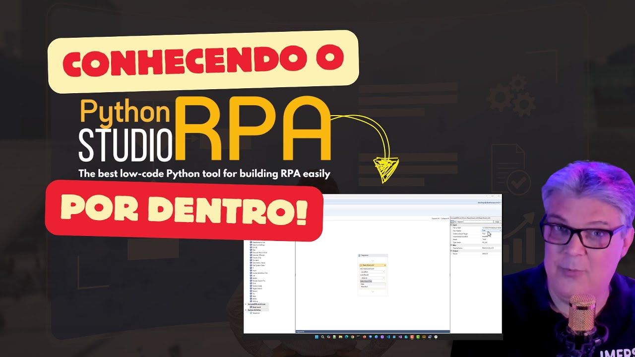 Conheça Um Pouco Da Interface Do Python Rpa Studio Youtube