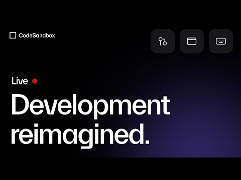 Codesandbox Announcement Meet Codesandbox Projects Youtube