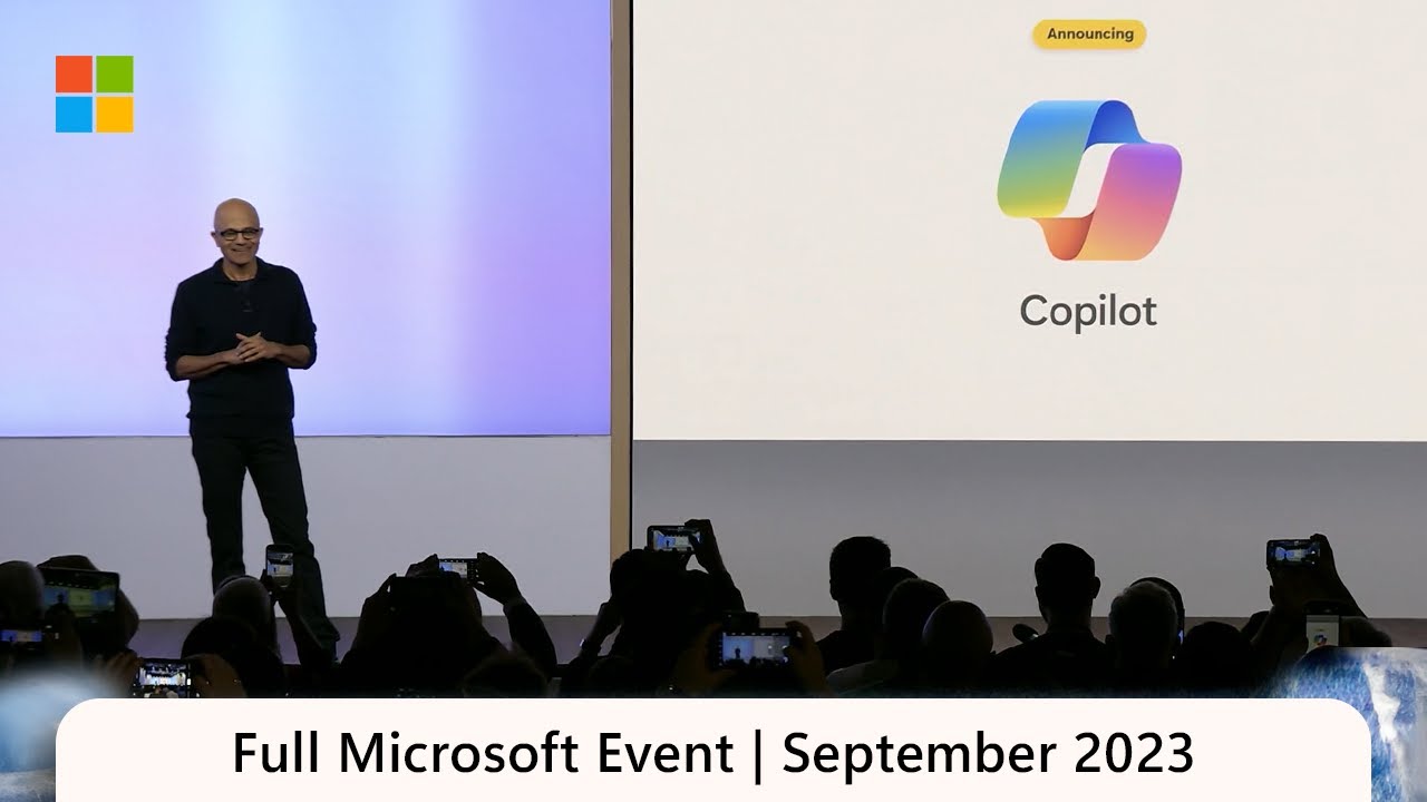 Full Event Microsoftevent September 21 2023 Realtime Youtube Live