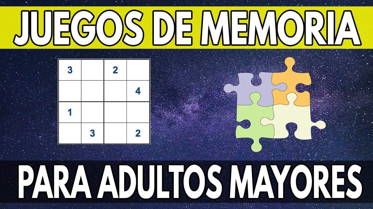 3 Juegos De Memoria Y Atención Perfectos Para Adultos Mayores