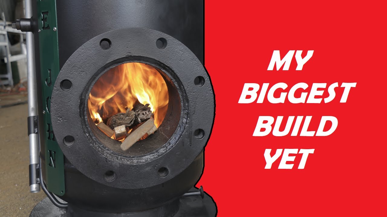 500 Lb Rocket Stove Youtube