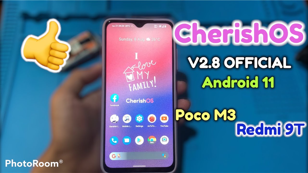 Cherishos V2 8 Official Android 11 Poco M3 Redmi 9t Youtube