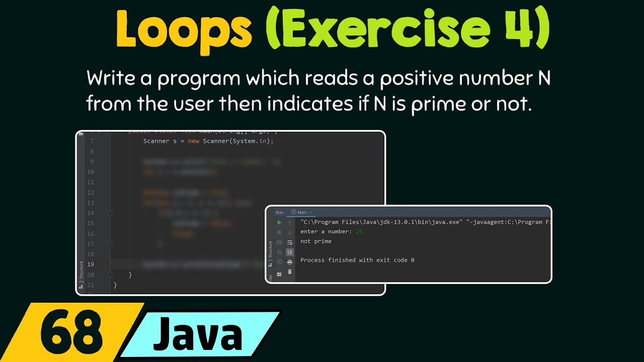 Loops In Java Exercise 4 Youtube