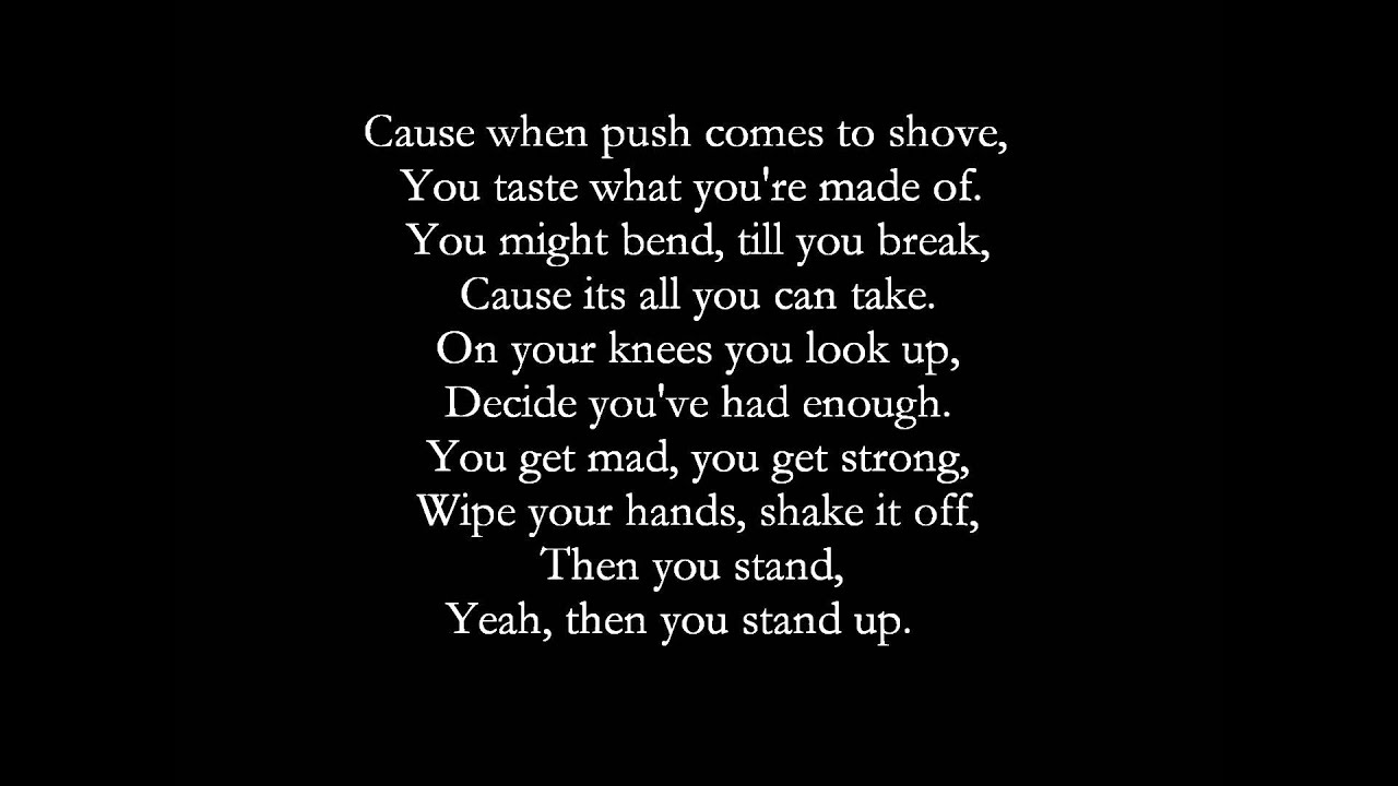 Rascal Flatts Stand Lyrics Youtube