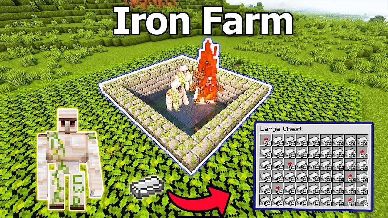 Iron Farm For Minecraft At Alan Fortune Blog