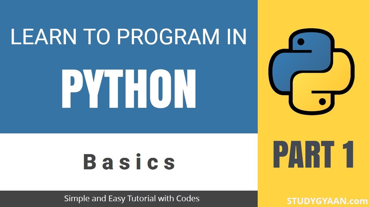 Python Tutorial 1 Basics Youtube