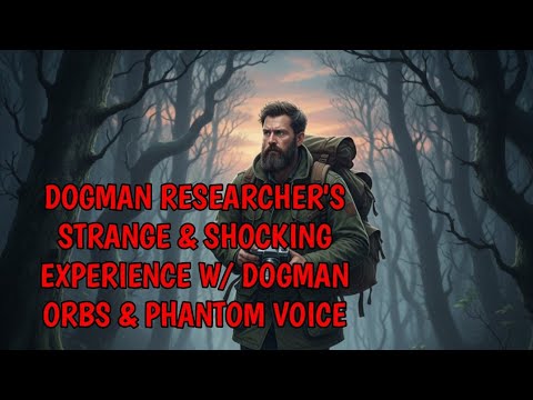Dogman Researcher S Strange Shocking Experience W Dogman Orbs