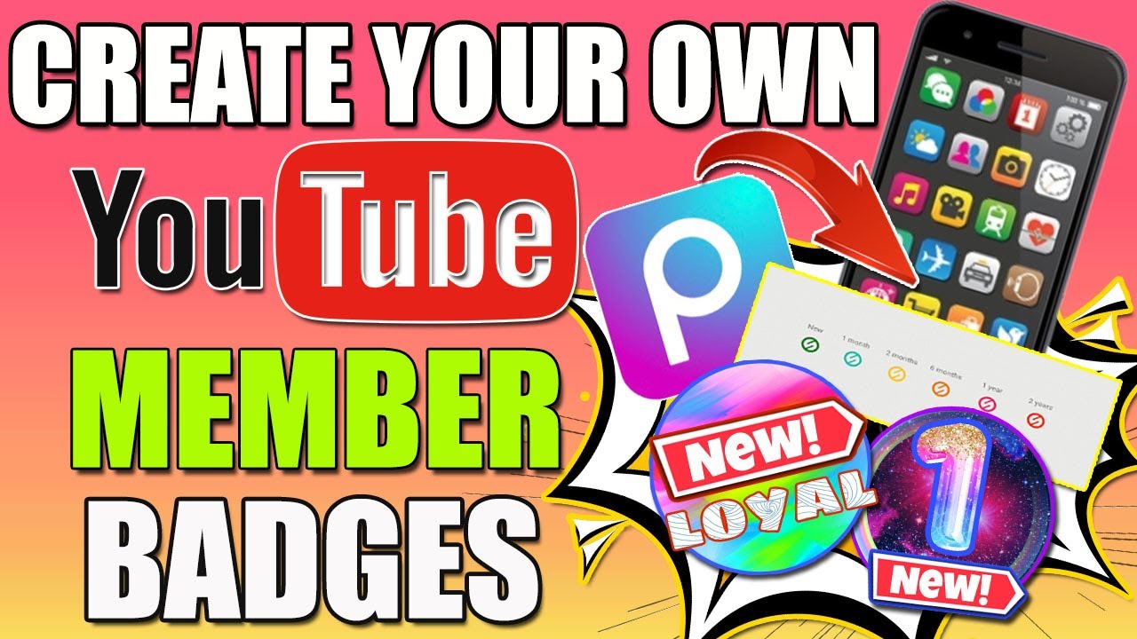 How To Create Youtube Member Badges In Mobile Phone Madzy21 Youtube