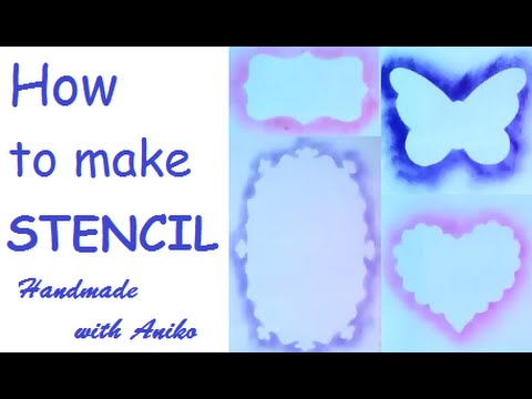 How To Make Stencils Youtube