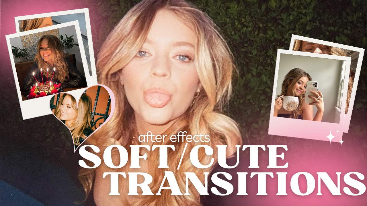 Soft Cute Transitions For Edits After Effects Youtube