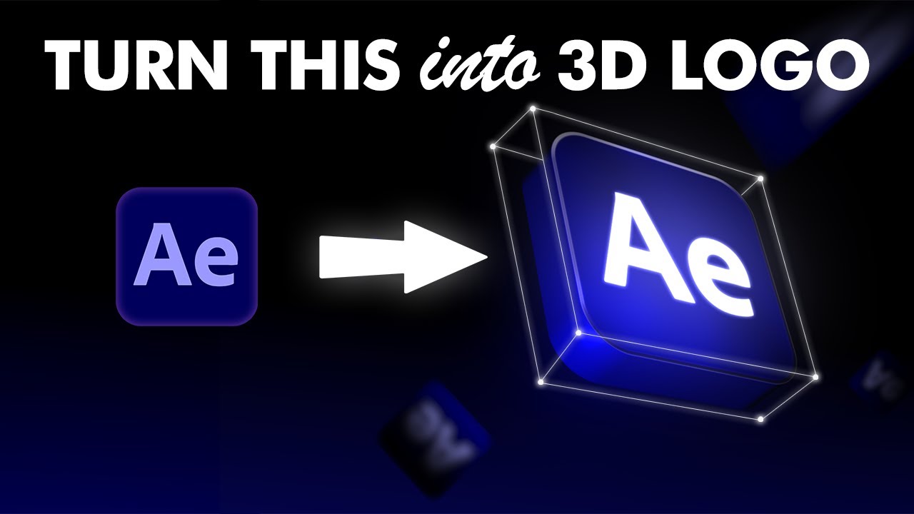 After Effects 3d Logo 3d Motion And Position Of Text Characters With