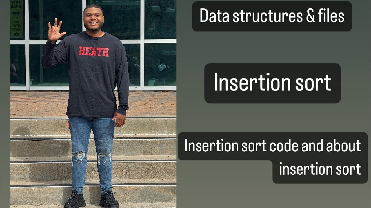 Insertion Sort Tutorial Youtube