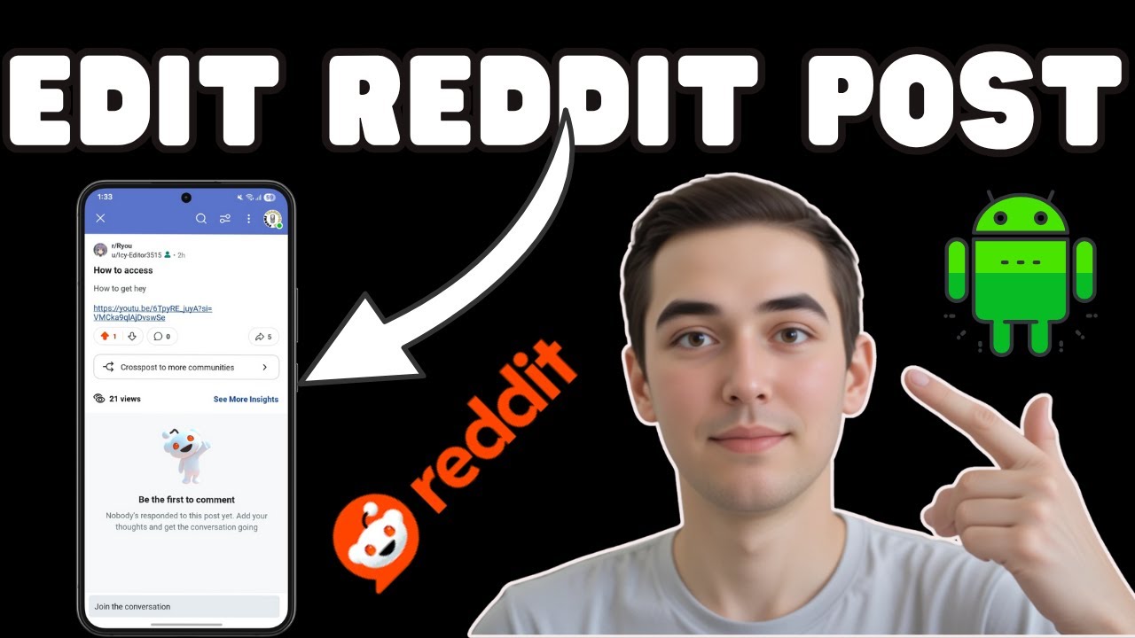 How To Edit Post On Reddit App Quick Easy Guide Youtube