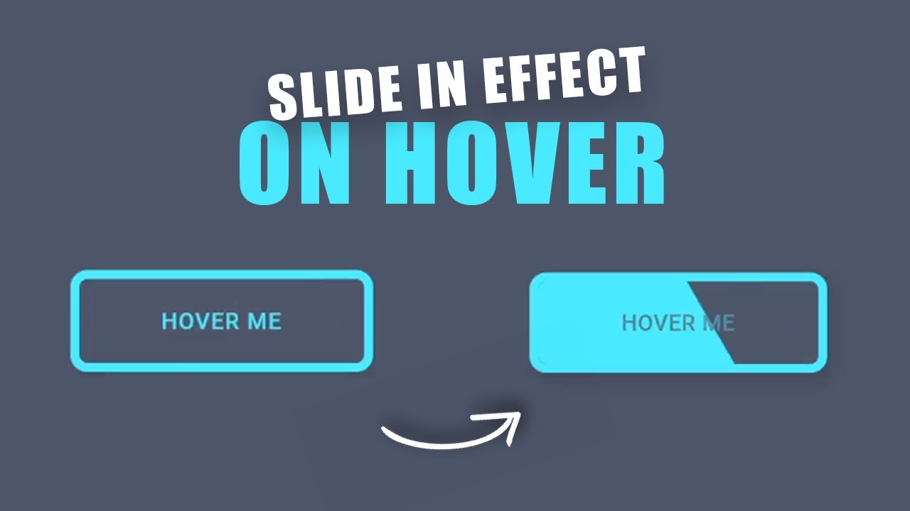 Button Slide To Right Effect On Hover Using Css Youtube