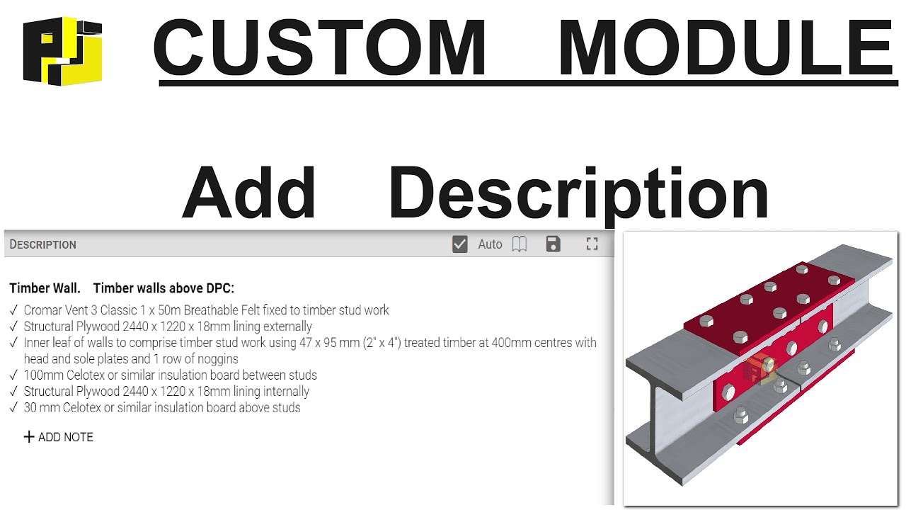 Custom Module Part 2 Add Description Youtube