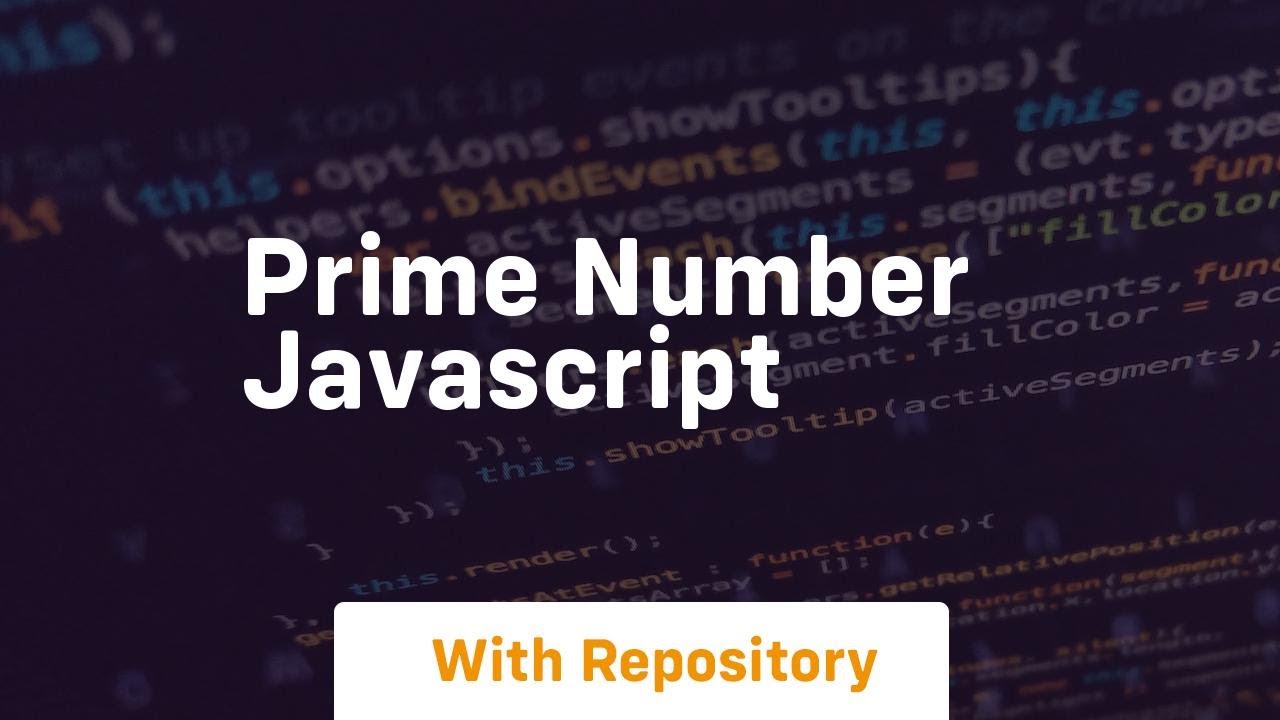 Prime Number Javascript Youtube