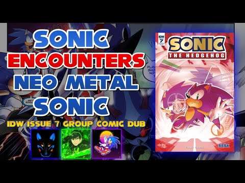 Sonic Encounters Neo Metal Sonic Sonic The Hedgehog Idw 7 Group