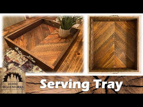 Rustic Serving Tray Tutorial Youtube
