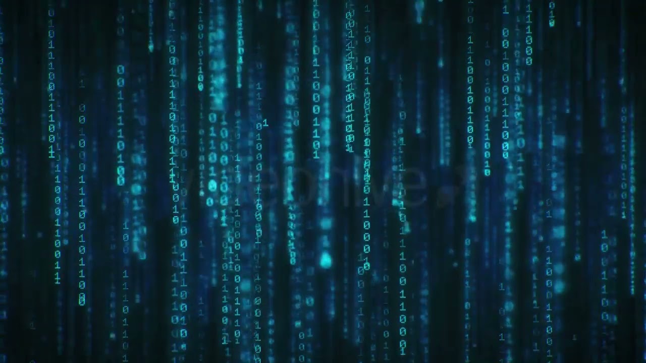 Binary Code 4k Long Loop Screensaver Live Wallpaper Youtube