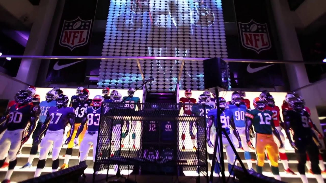 Nike Nfl Launch Projection Mapping Youtube