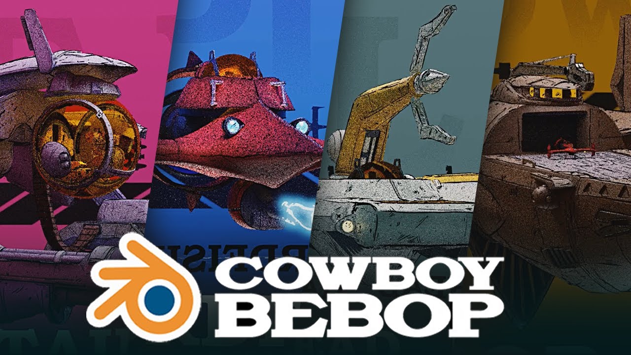Cowboy Bebop Ships Short Blender Fan Animation Youtube