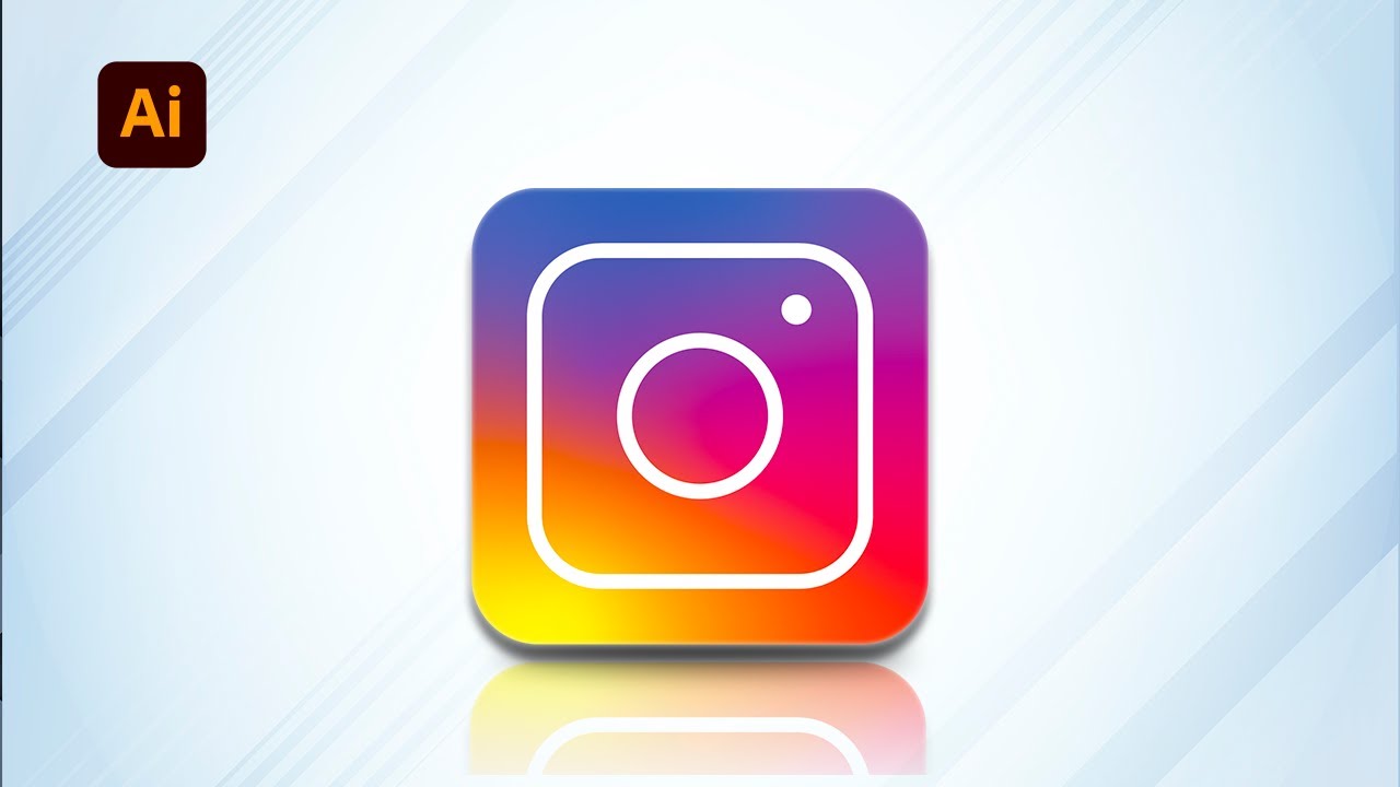 How To Draw The Instagram Logo Icon In Adobe Illustrator For Beginner S